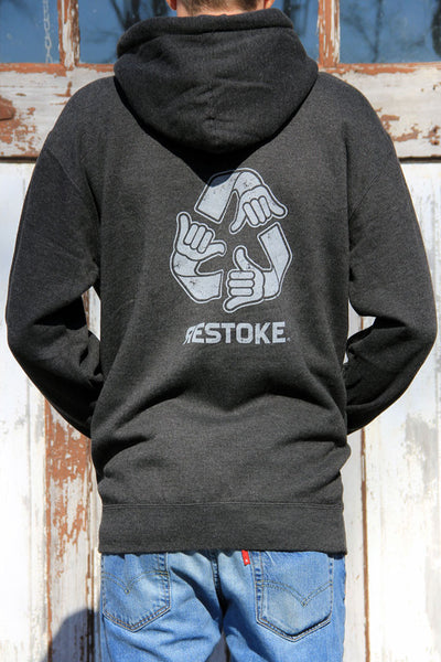 Zip Hoodie Mens | RESTOKE Apparel